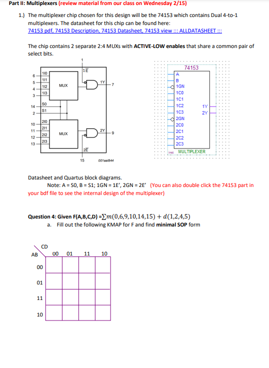 I need the K-maps and the i0= charts filled out, as | Chegg.com