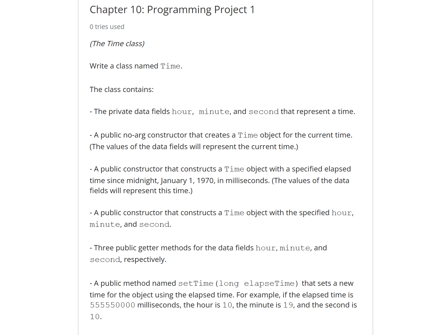 Solved Need program in Java code please | Chegg.com