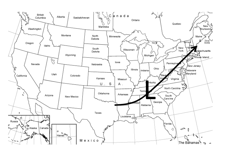 Solved Part #1: Track of a Winter Storm 2 points each- 24 | Chegg.com