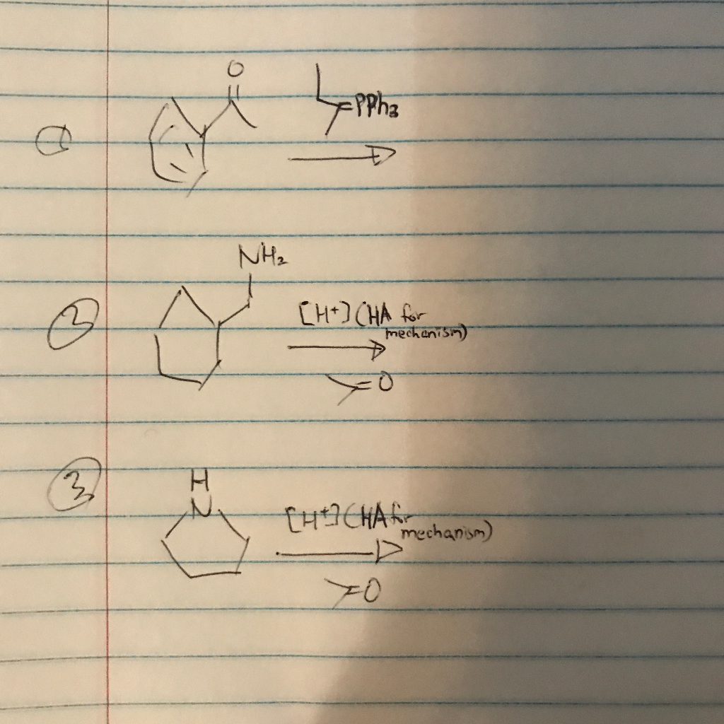 Solved =PPha NH₂ [H] CHA for mechanism) [H + CHAfor mec D | Chegg.com