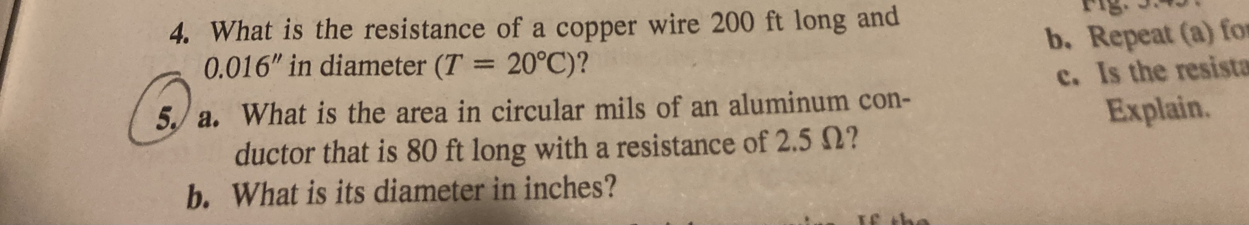 Solved 4. What is the resistance of a copper wire \\( 200 | Chegg.com
