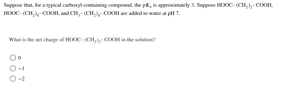 Solved Suppose that, for a typical carboxyl-containing | Chegg.com