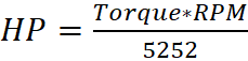 Solved HP=5252 Torque ∗RPM | Chegg.com