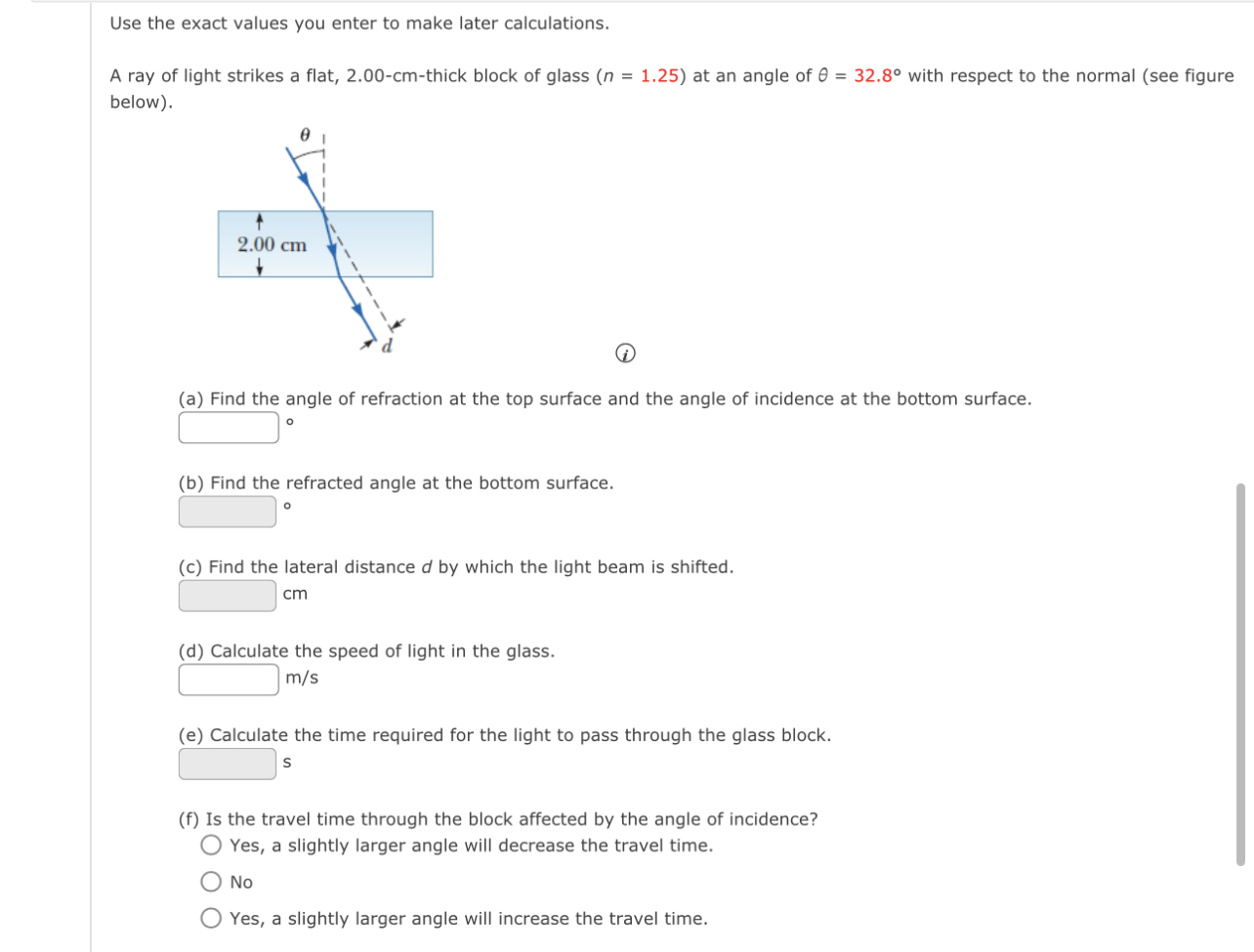 Solved Use the exact values you enter to make later | Chegg.com