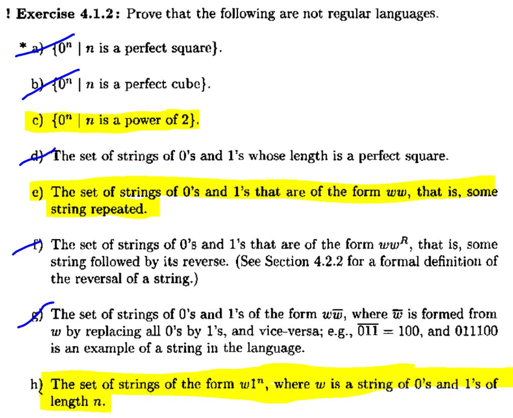 Solved ! Exercise 4.1.2: Prove that the following are not | Chegg.com