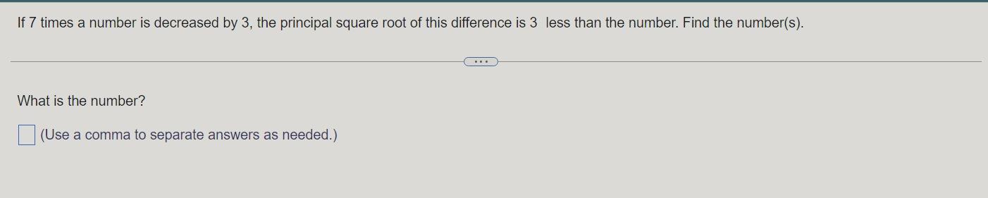 Solved What is the number? (Use a comma to separate answers | Chegg.com