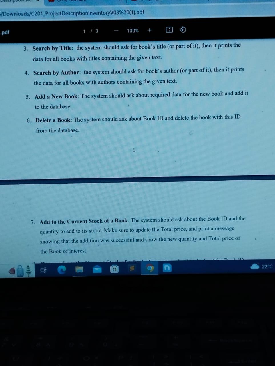 Solved C201: Project Guidelines Using Python to Develop a | Chegg.com