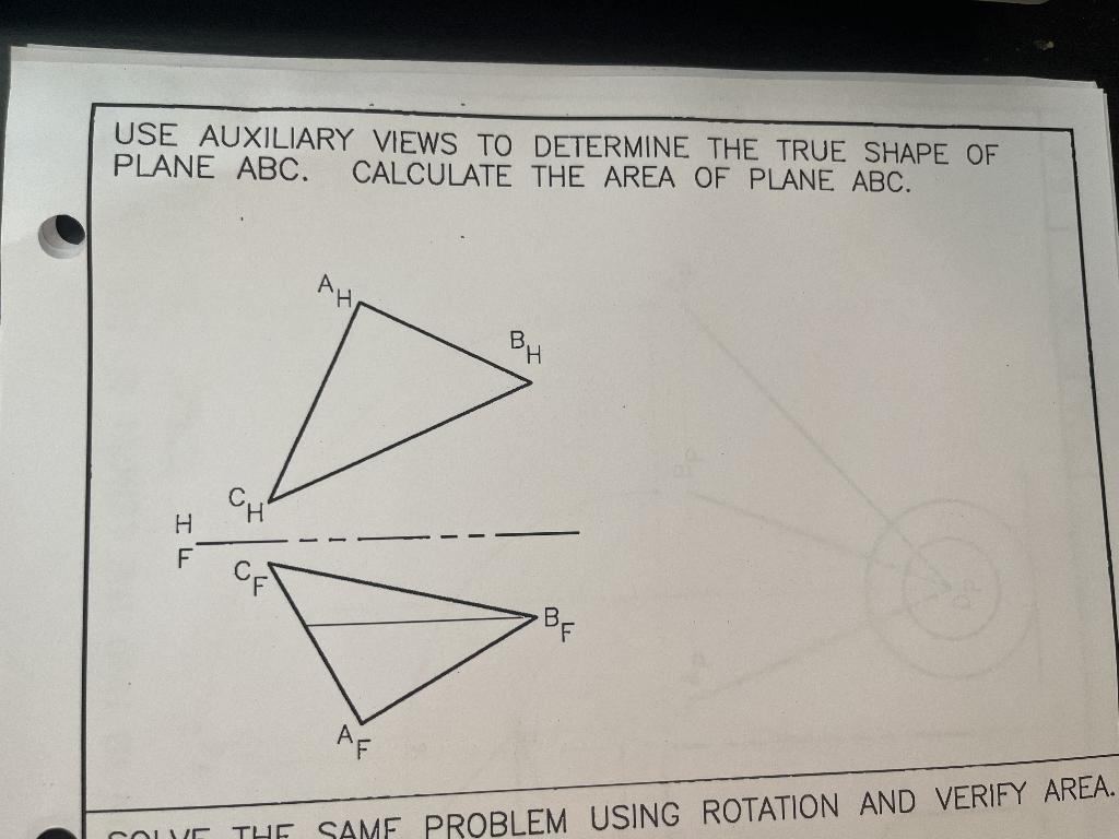 Solved PLS GO STEP BY STEP! USE AUXILIARY VIEWS TO DETERMINE | Chegg.com