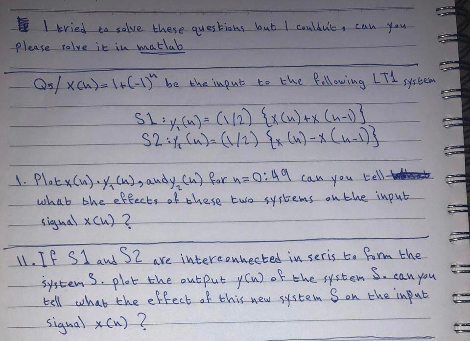 Solved I tried to solve these questions but I couldn't, can | Chegg.com