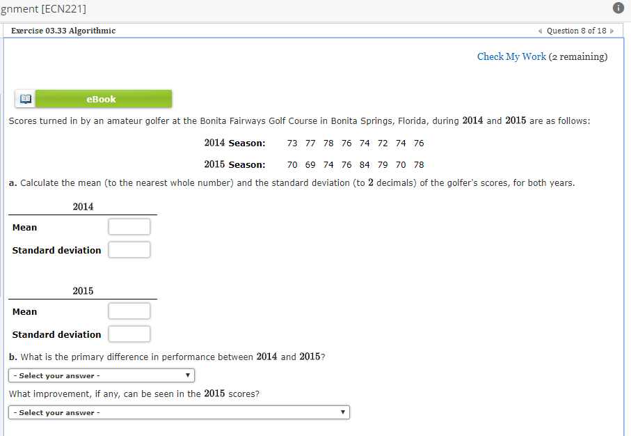 Solved gnment [ECN221] Exercise 03.33 Algorithmic | Chegg.com