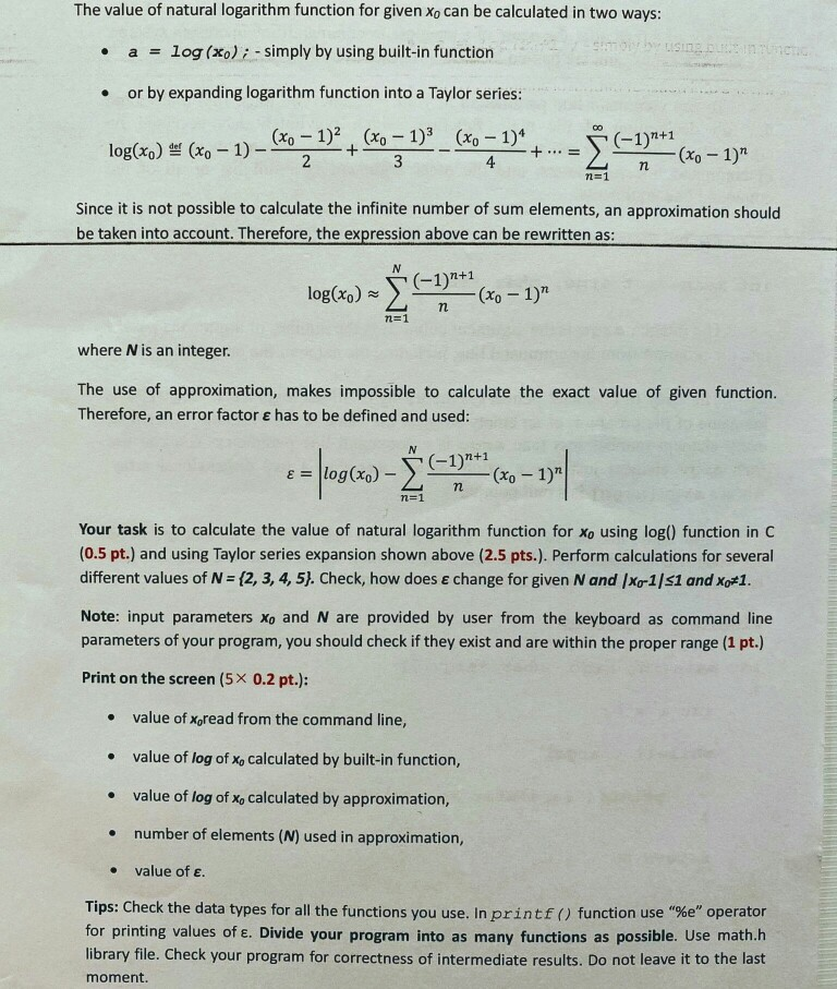 Solved C Programming Language (the whole code must be in one | Chegg.com