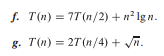 Solved 4-1 Recurrence examples Give asymptotically tight | Chegg.com