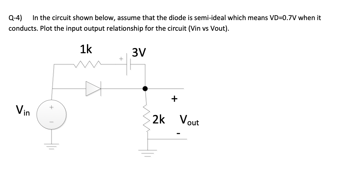 [Solved]: Q-4) In the circuit shown below, assume that the d