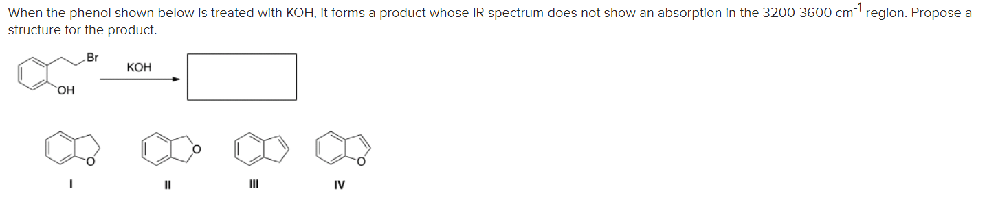 Solved When the phenol shown below is treated with KOH, it | Chegg.com