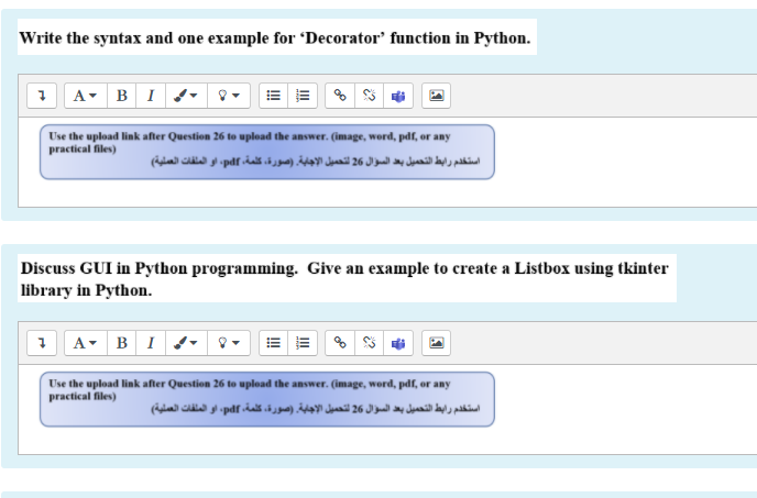 Solved Write The Syntax And One Example For ‘decorator 