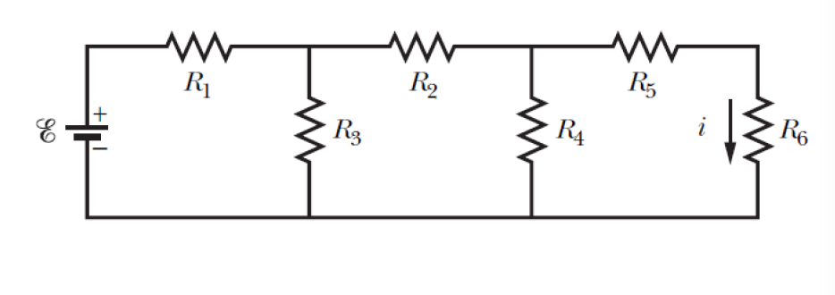 Solved In the circuit below, the current through resistor R6 | Chegg.com