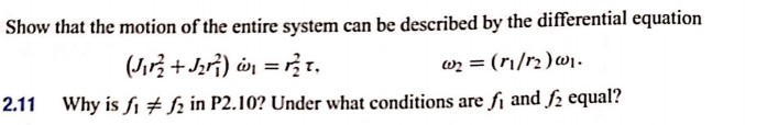 Solved 2.10 An (inextensible and massless) belt is used to | Chegg.com
