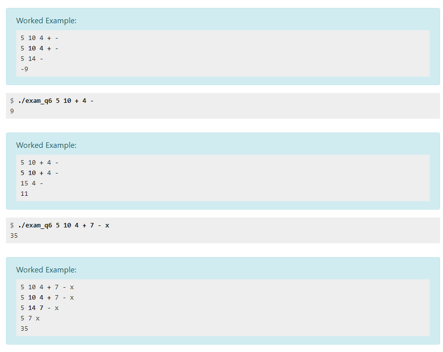 Solved Reverse Polish Notation is a notation for expressing | Chegg.com
