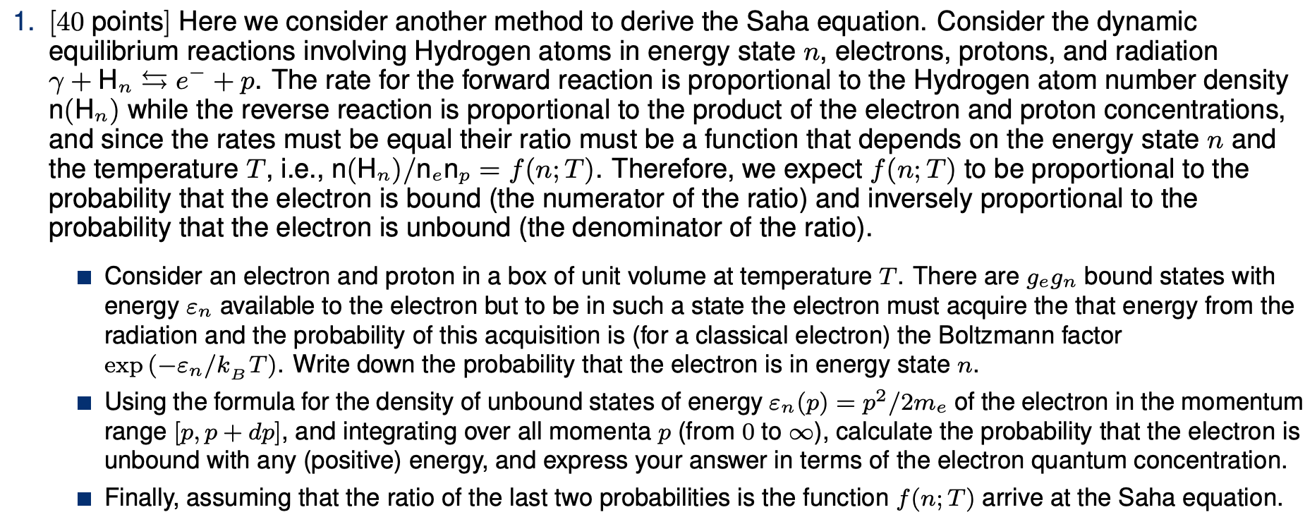 1. [40 points] Here we consider another method to | Chegg.com