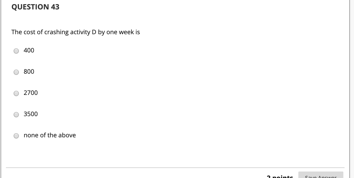 Solved Use the following scenario and data for questions 41 | Chegg.com