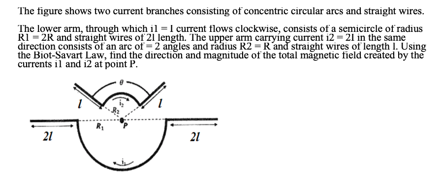 Solved The figure shows two current branches consisting of | Chegg.com