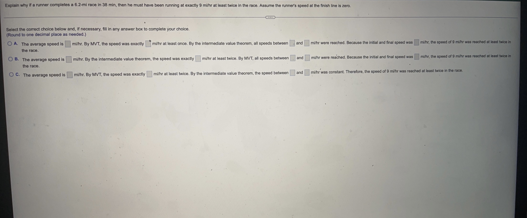 Solved Select the correct choice below and, if necessary, | Chegg.com