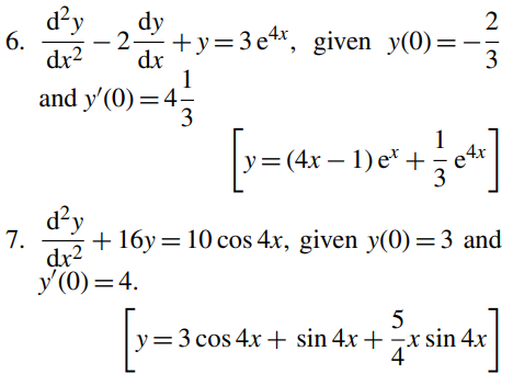 Solved Exercise 238 Further problems on solving differential | Chegg.com