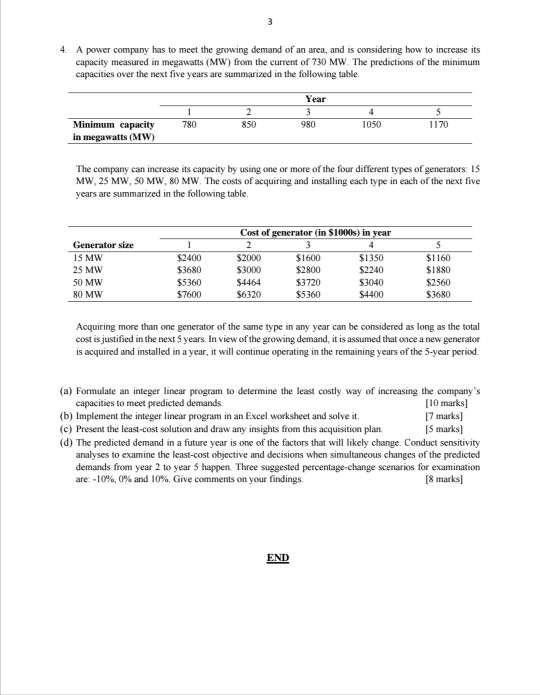 CB2011 Solving Business Problems with Spreadsheet | Chegg.com