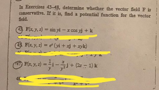 Solved In Exercises 43-48, determine whether the vector | Chegg.com