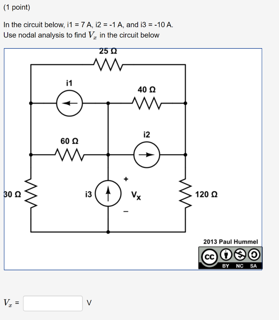 Solved 3 In the circuit below, i1 = 7 A, i2 = -1 A, and i3 = | Chegg.com