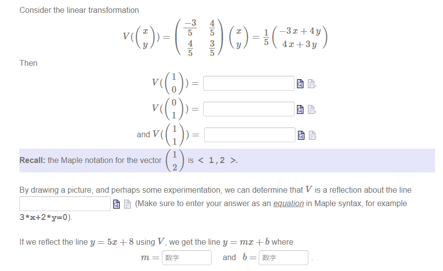 Solved Consider the linear transformation | Chegg.com