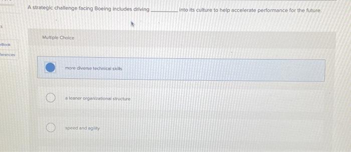 Solved A strategic challenge facing Boeing includes driving | Chegg.com