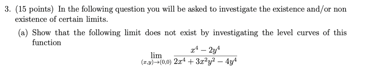 Solved 3. (15 points) In the following question you will be | Chegg.com
