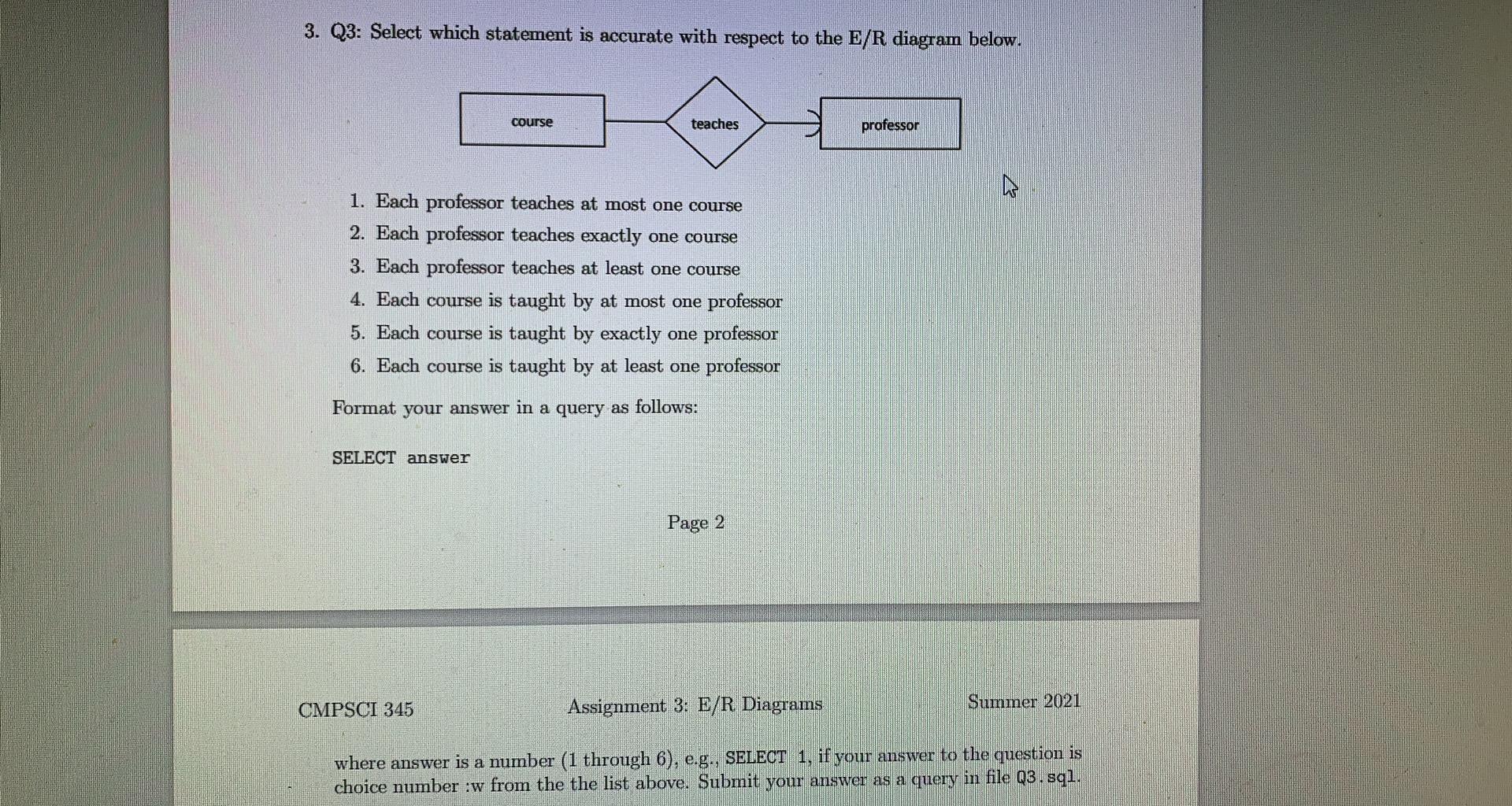 Solved 3. Q3: Select which statement is accurate with | Chegg.com