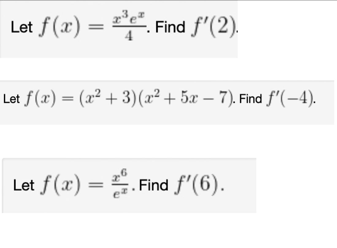 Solved Can you show me how to work these problems? I'm | Chegg.com