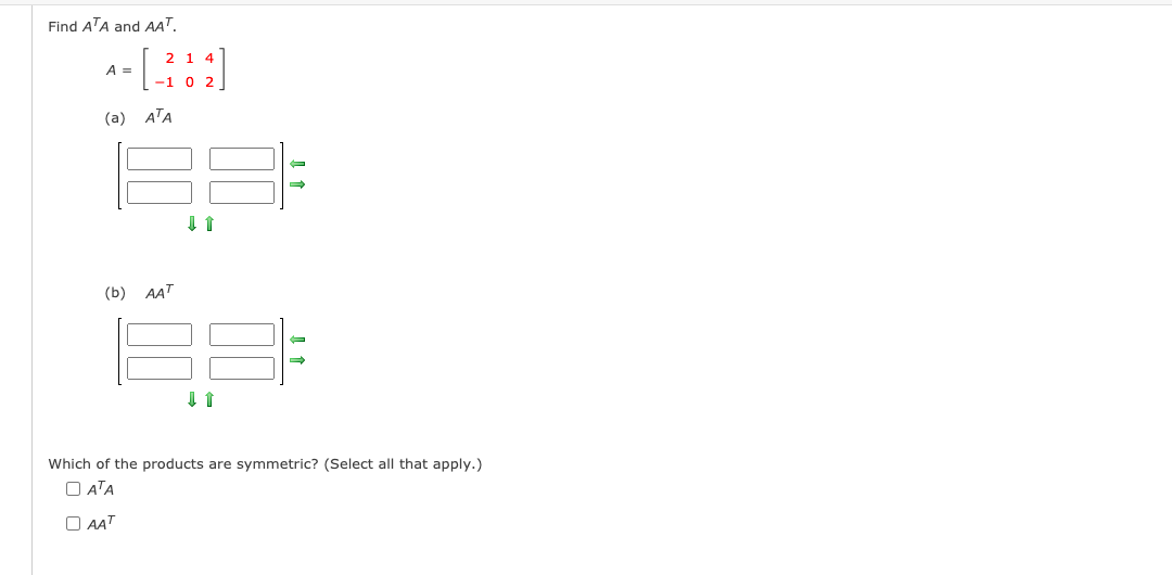 Solved Find, if possible, A + B, A- B, 2A, 2A - B, and B + + | Chegg.com
