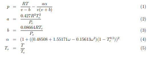 Solved Using the Soave-Redlich-Kwong (SRK), or any other | Chegg.com