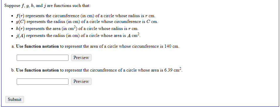 Solved Suppose f,g,h, and j are functions such that: - f(r) | Chegg.com