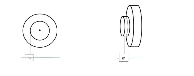 Solved Two solid disks of different radii are glued together | Chegg.com