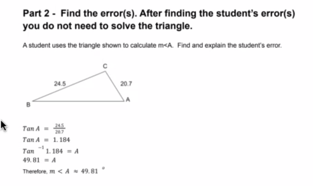 Solved Part 2 - Find the error(s). After finding the | Chegg.com