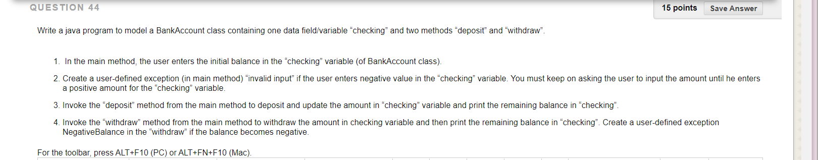 Solved I need help for this program asap in Java. Please | Chegg.com