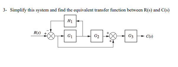 Solved 3- ﻿Simplify this system and find the equivalent | Chegg.com