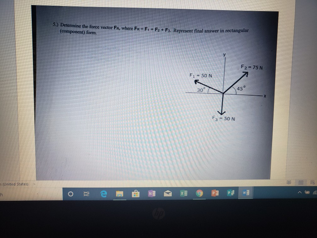 Solved 5.) Determine the force vector Fr, where FR | Chegg.com