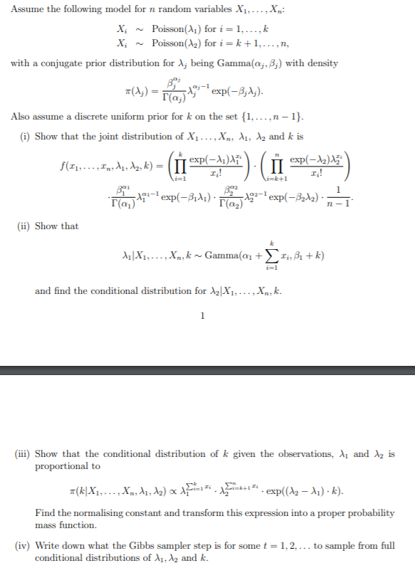 Solved Q;-1 1(0;510 *exp(-3;4;). Assume the following model | Chegg.com