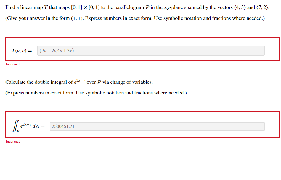 Solved Find a linear map T that maps [0,1]×[0,1] to the | Chegg.com