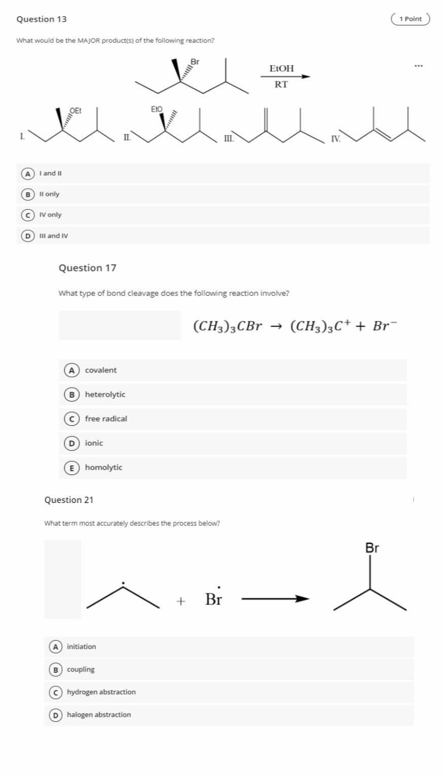 Solved Predict the major product(s) of the following | Chegg.com