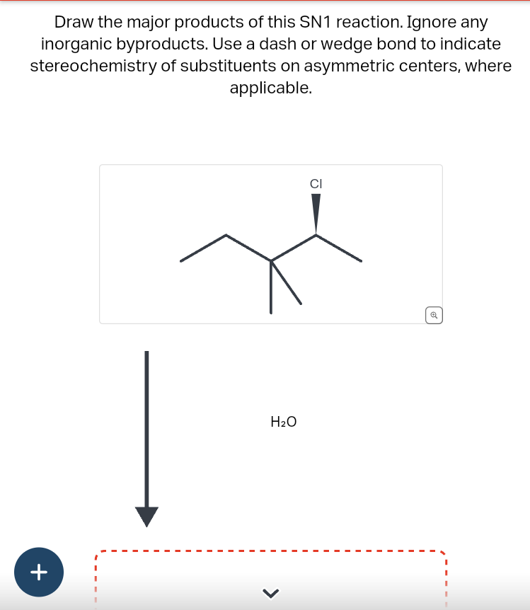 Solved Draw the major products of this SN1 reaction. Ignore | Chegg.com