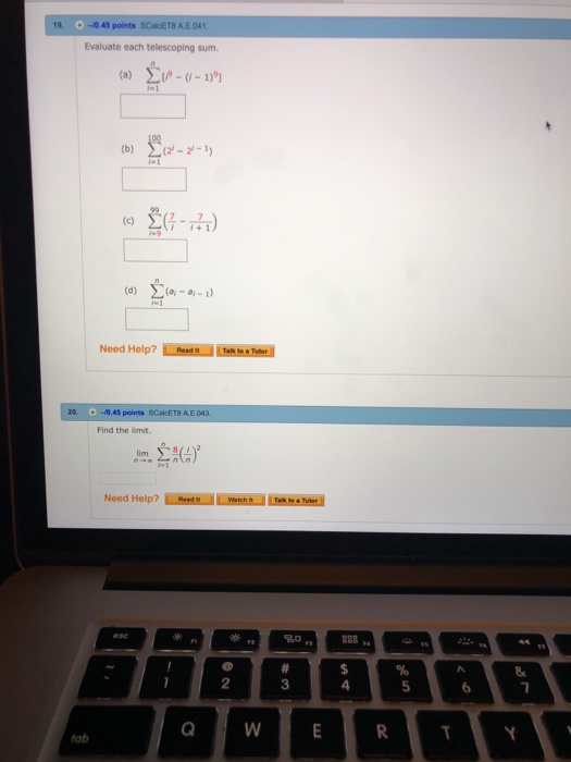 Solved 16. -10.45 points SCalcET8 A.E.034 Find the value of | Chegg.com