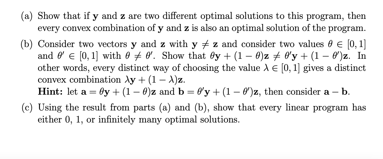 Solved 2. Consider an arbitrary program in standard equation | Chegg.com