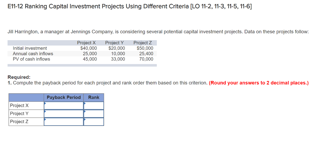 Solved 2. Compute the NPV of each project and rank order | Chegg.com